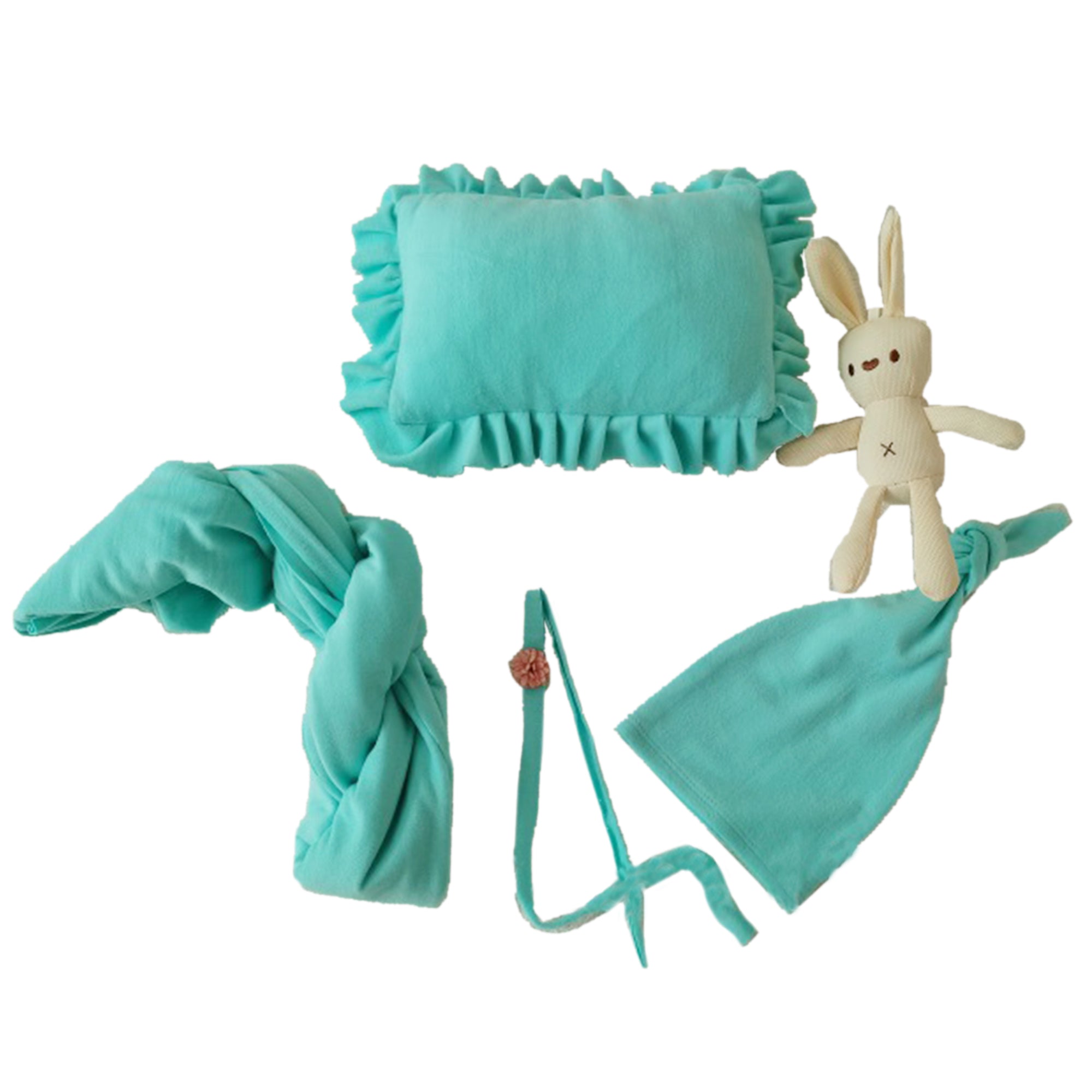 Babymoon Set of 5 | Stretchable Wrap, Cap, Pillow, Toy and Hairband ...