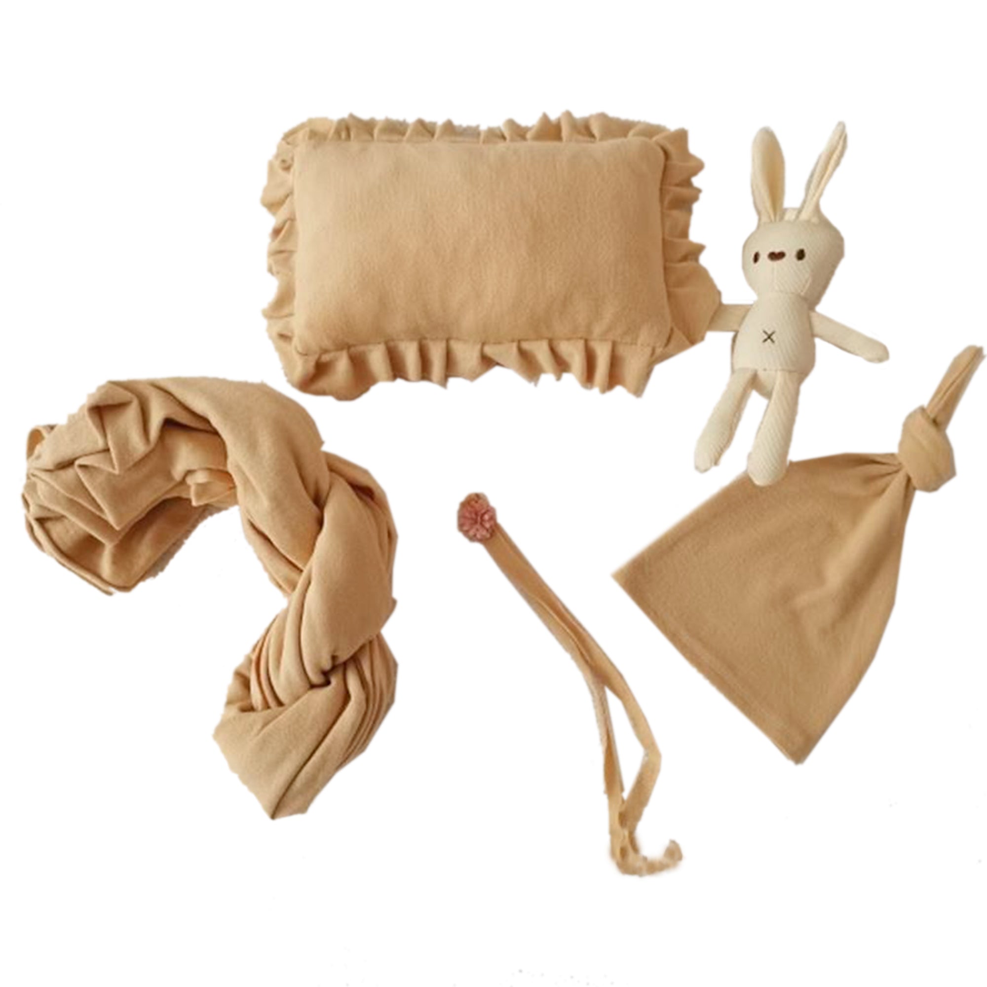 Babymoon Set of 5 | Stretchable Wrap, Cap, Pillow, Toy and Hairband ...