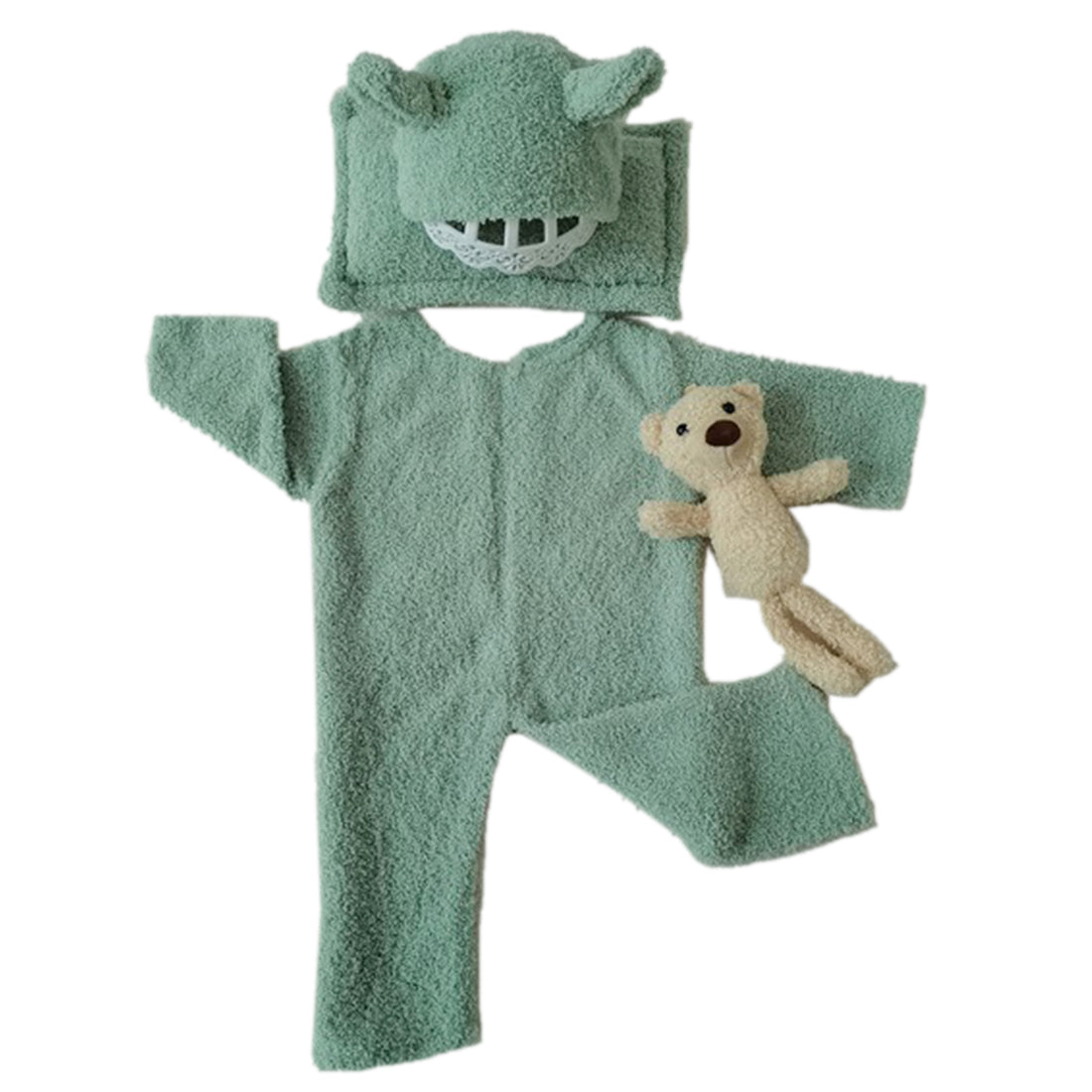 Babymoon (Set Of 4) Velvet Ready Romper, Toy, Pillow & Cap Baby Photos ...