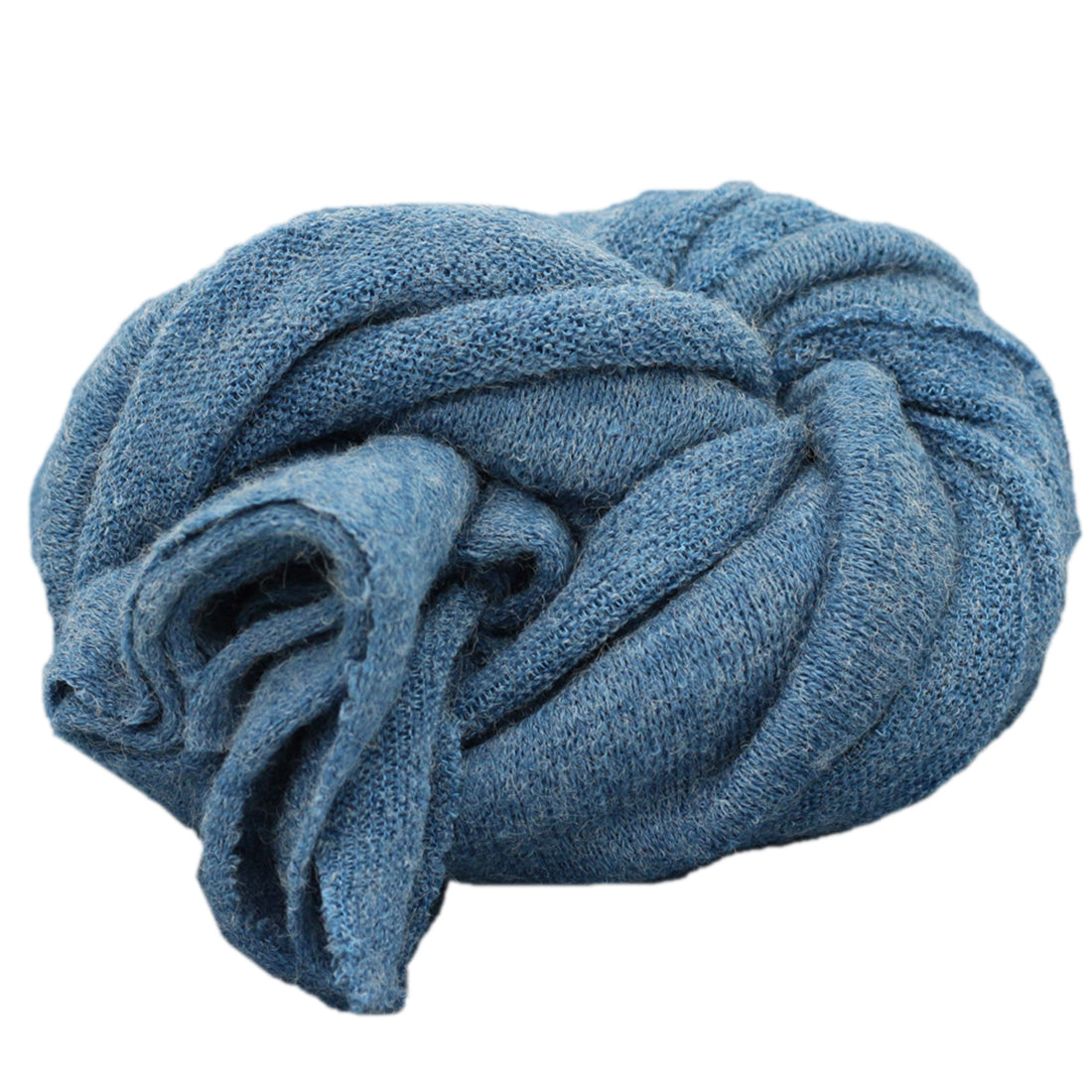 Babymoon Knitted Premium Wool Wrap | Baby Photography Shoot Wrap | Blu ...