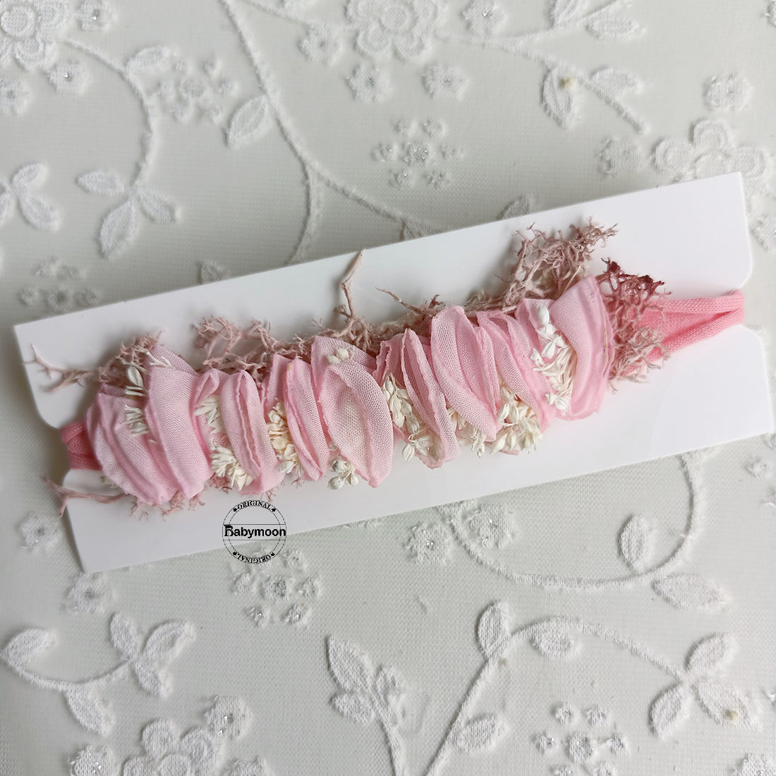 Babymoon Baby Designer Floral Headband - Pink – BABYMOON
